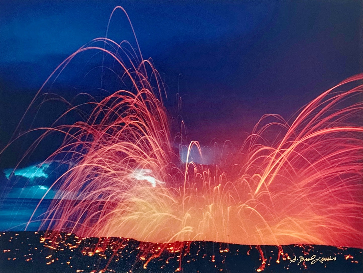 GBL-VLO-64, Kilauea Volcano, Hawai'i - 11x14 Photographic Print by Bra ...