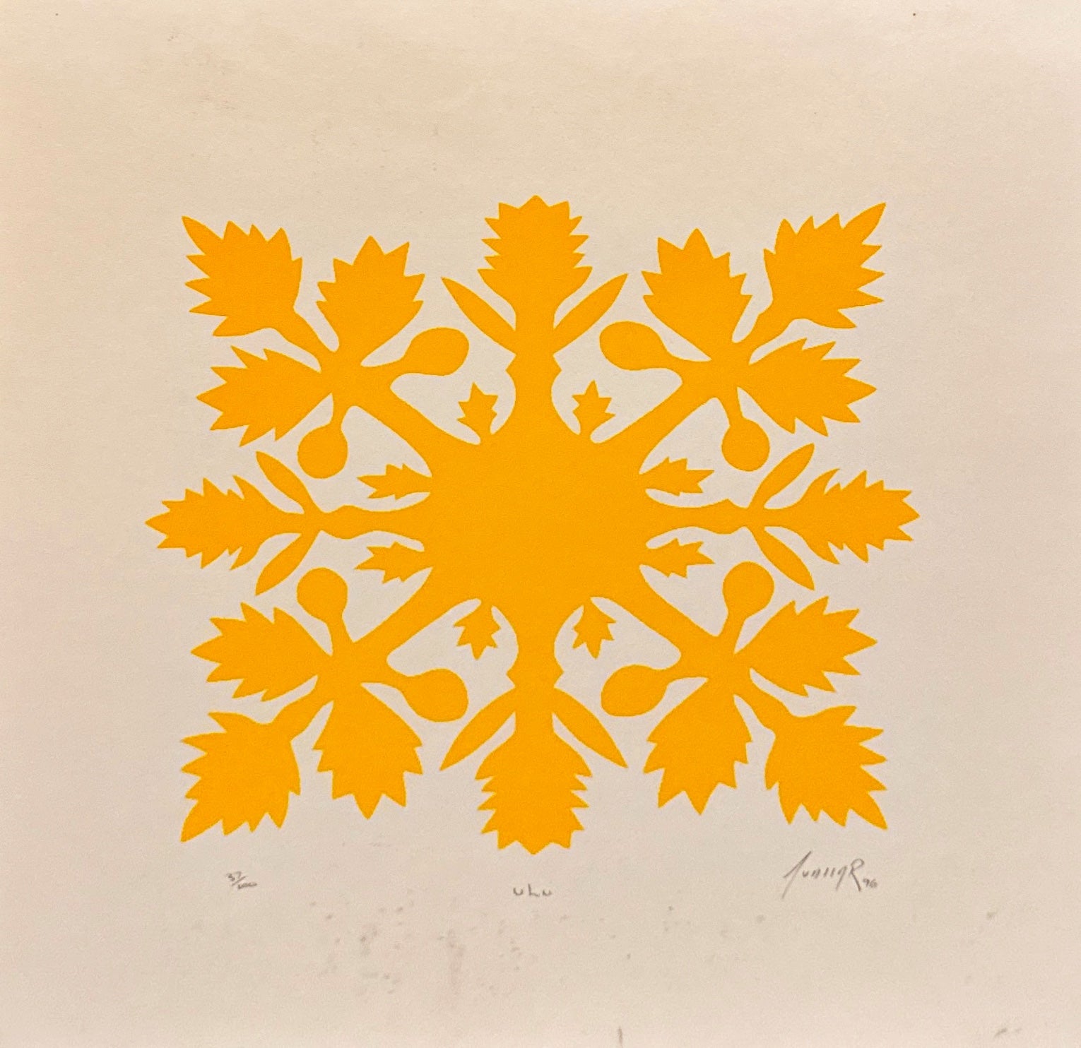 "Ulu" Signed Print 37/100 - Linn Avattar – Cunningham Gallery