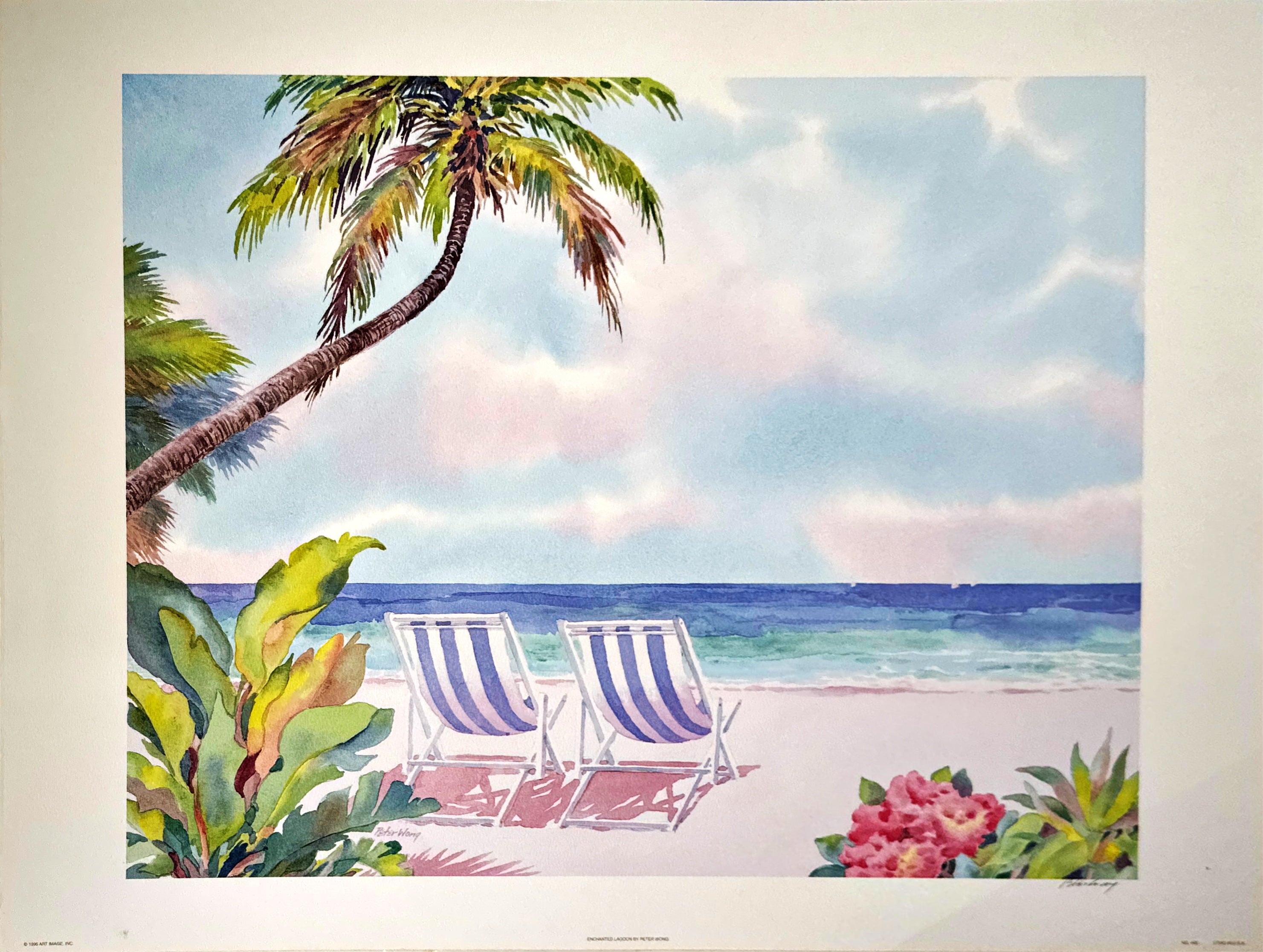 "Enchanted Lagoon" Poster - Peter Wong – Cunningham Gallery