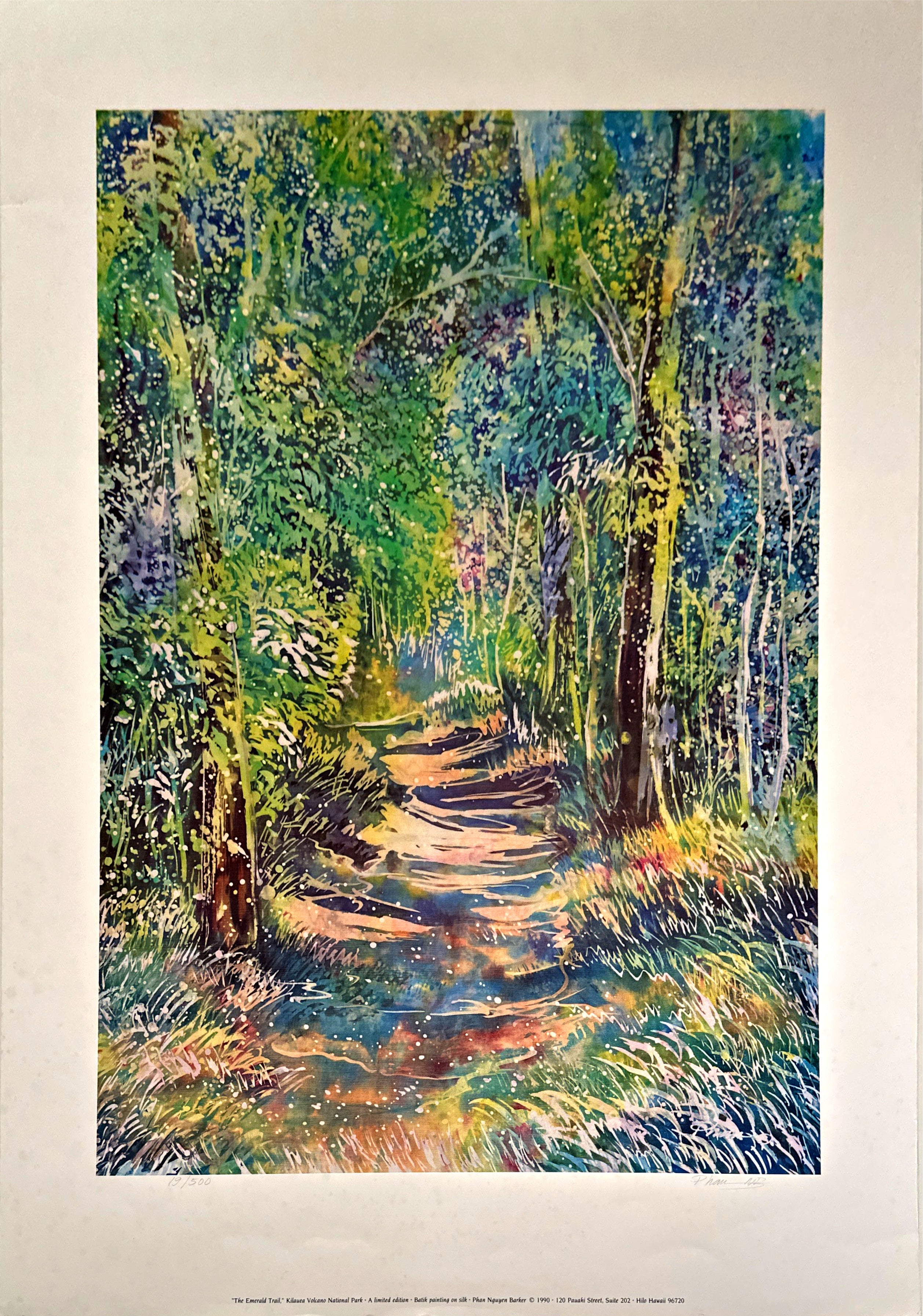 "The Emerald Trail" Signed Prints 18/500 - Phan Nguyen Barker ...