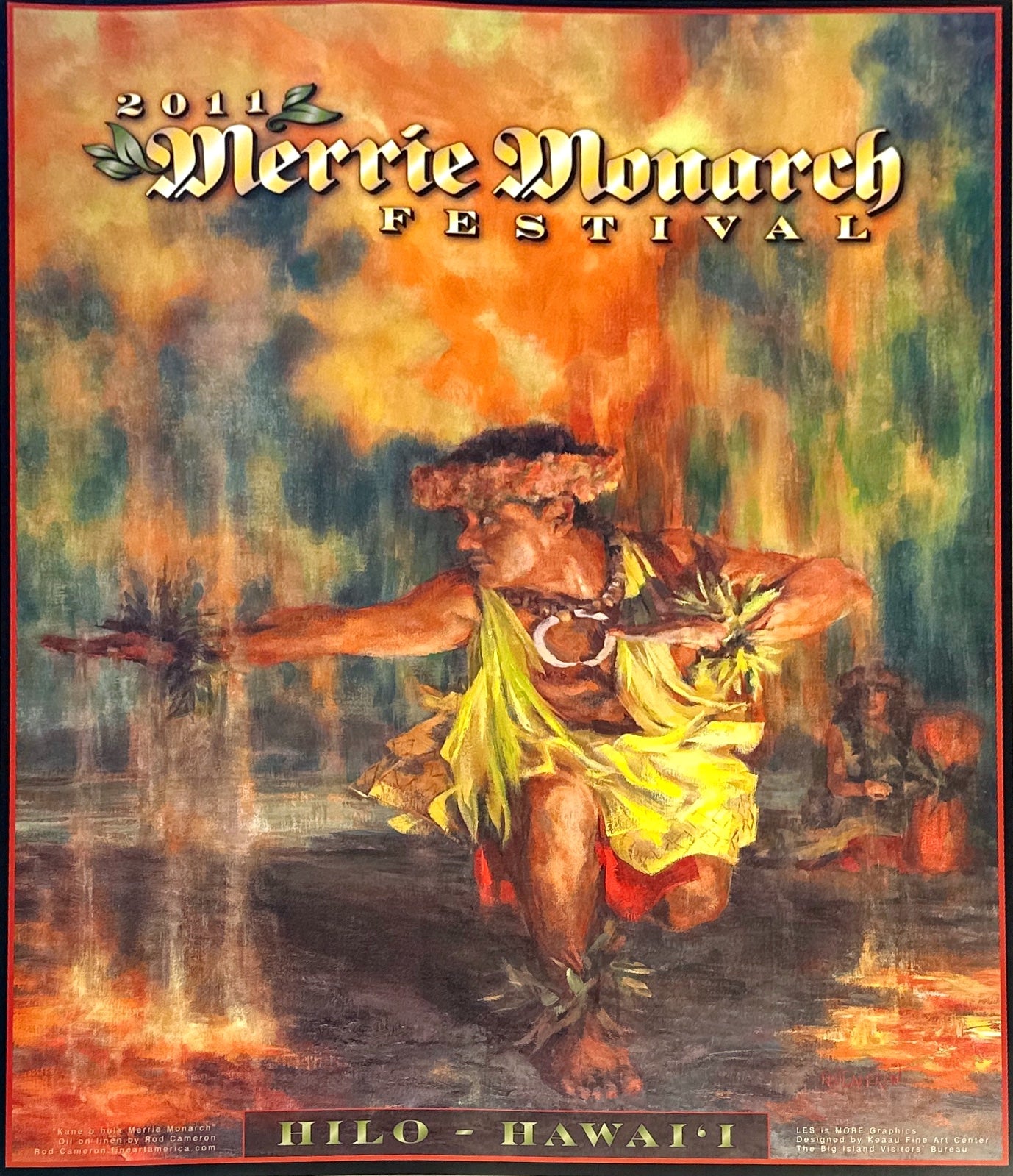 "Kane 'o Hula" Merrie Monarch Poster 2011 - Rod Cameron – Cunningham ...