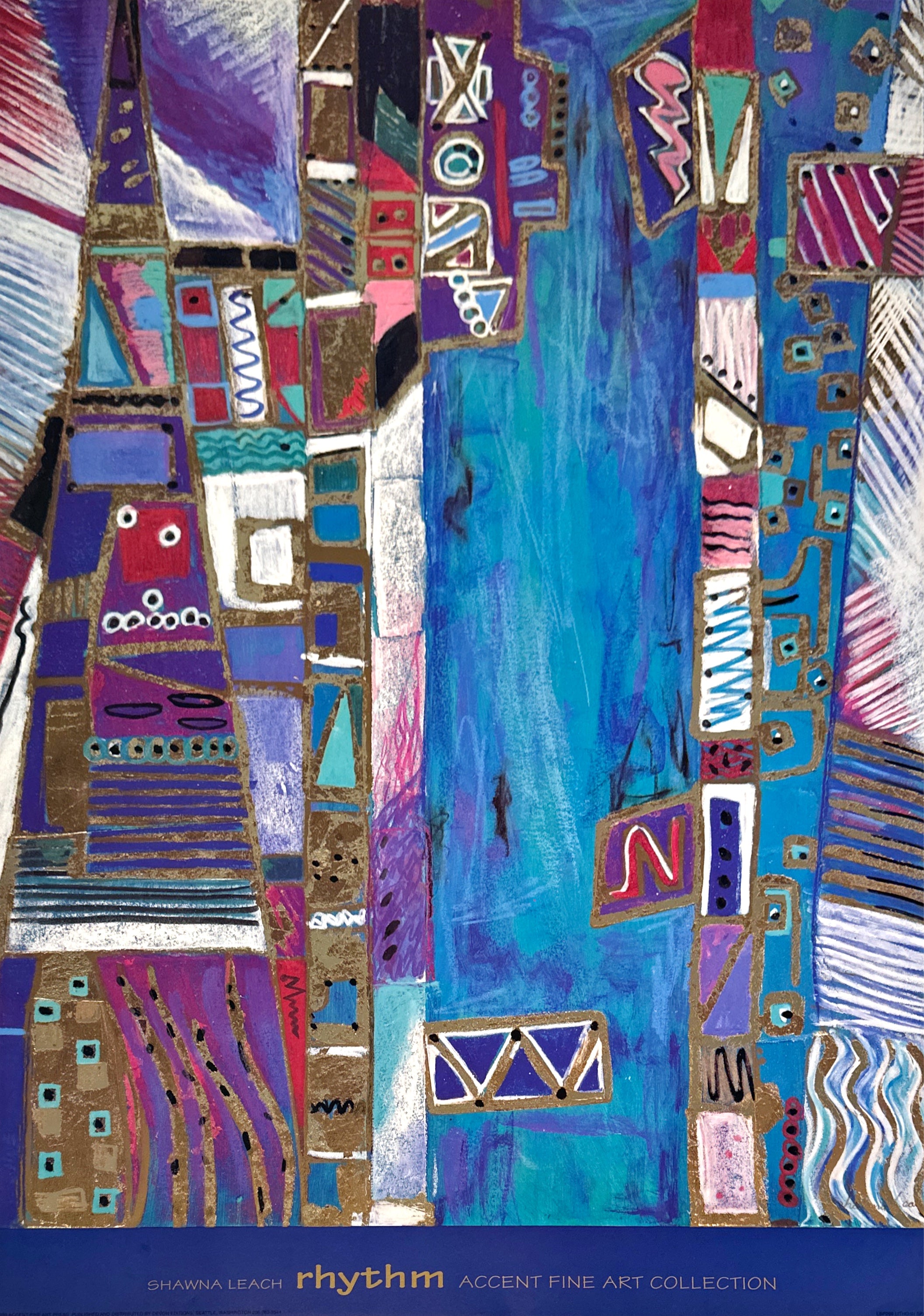 "Rhythm" Poster - Shawana Leach – Cunningham Gallery