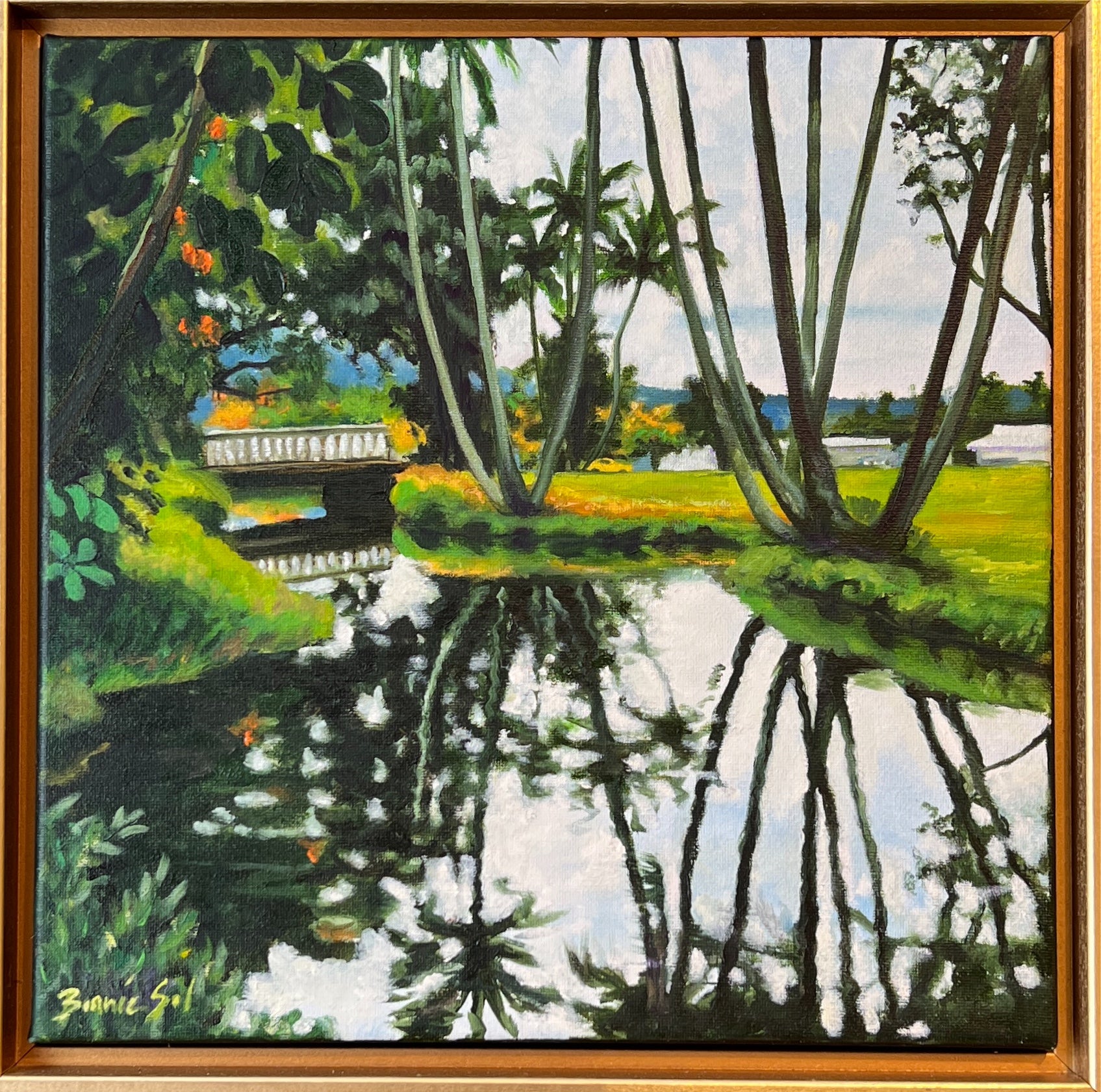 "Wailoa Reflections" - Bonnie Sol – Cunningham Gallery